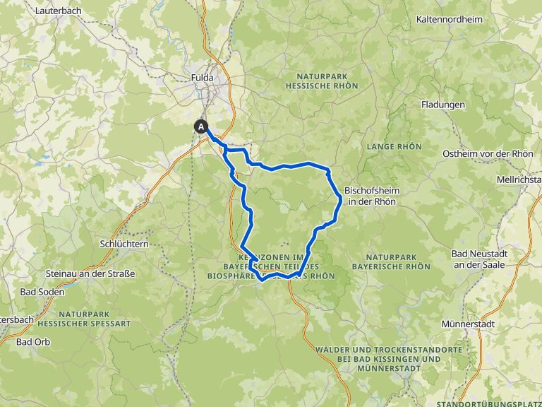 Rund um dem Truppenübungsplatz Wildflecken | Fahrradtour | Komoot